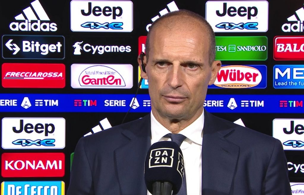 Allegri a DAZN: "Fuorigioco? Torni il concetto di luce. Ecco perché ho ...